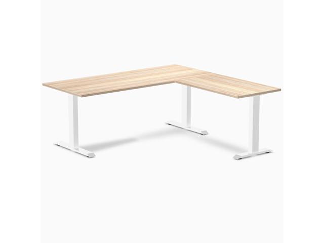 Click here for Desky Zero Laminate L-Shape Office Desk - Classic... prices