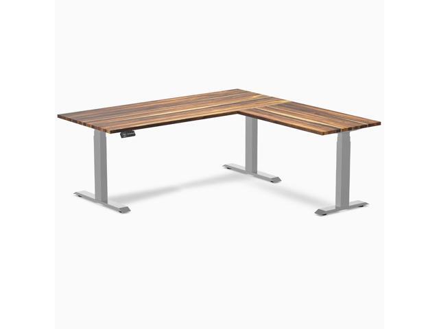 Click here for Desky Hardwood L-Shape Sit Stand Desk - Pheasantwo... prices