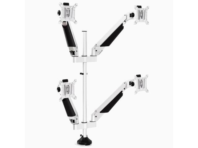 Click here for Desky Quad Monitor Arm - White prices
