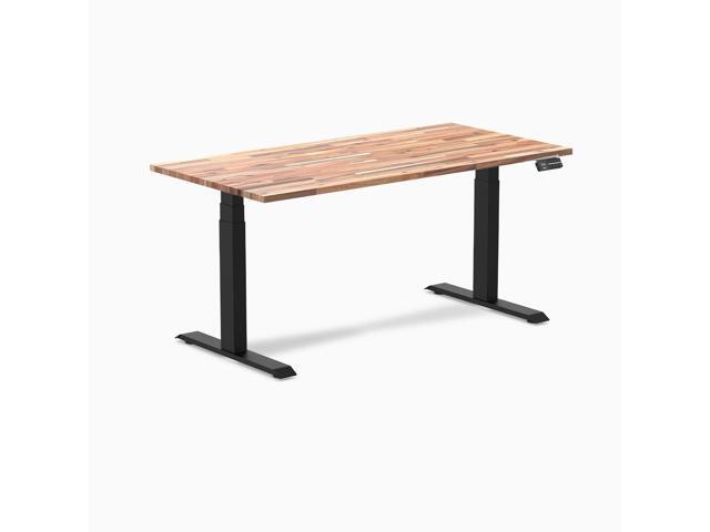 Click here for Desky Dual Softwood Sit Stand Desk - Acacia / 60 x... prices