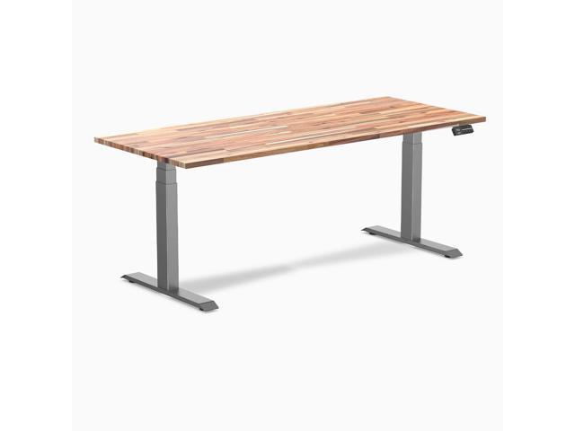 Click here for Desky Dual Softwood Sit Stand Desk - Acacia / 72 x... prices
