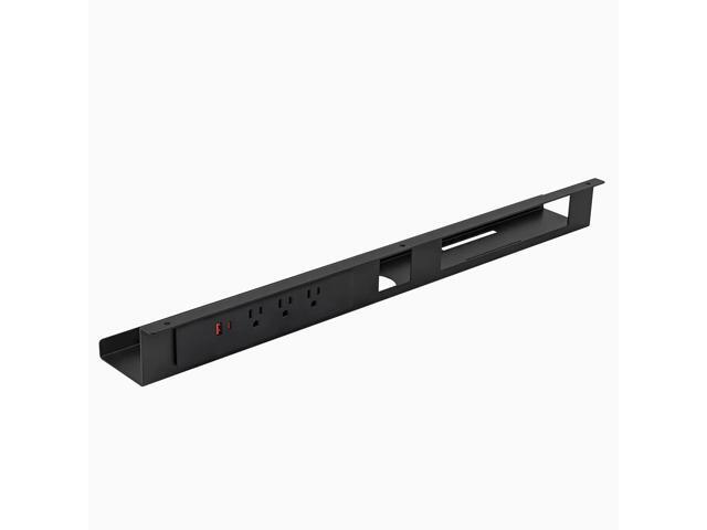 Click here for Desky Mini Cable & Power Tray - Black / 3 Plugs +... prices