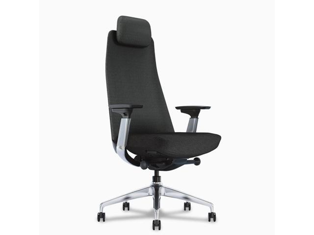Click here for Desky Pinnacle Executive Office Chair - Black / Po... prices
