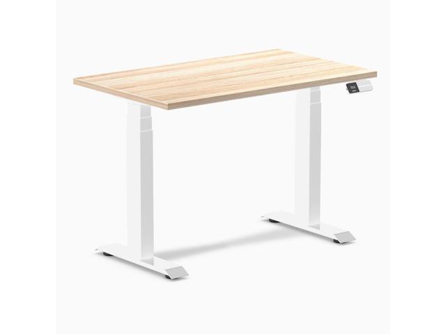 Click here for Desky Dual Mini Sit Stand Desk - Classic Oak / 40... prices