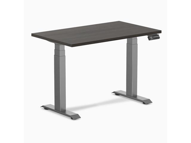Click here for Desky Dual Mini Sit Stand Desk - Burnished Wood /... prices