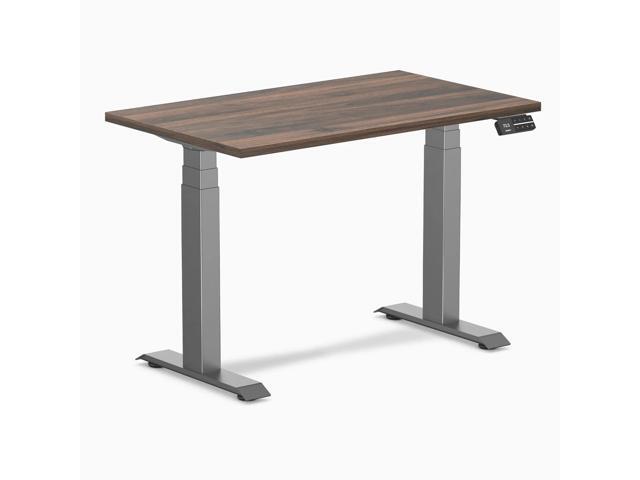 Click here for Desky Dual Mini Sit Stand Desk - Jarrah Legno / 40... prices
