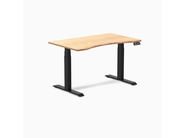 Click here for Desky Dual Ergo Edge Sit Stand Desk - Bamboo / 48... prices