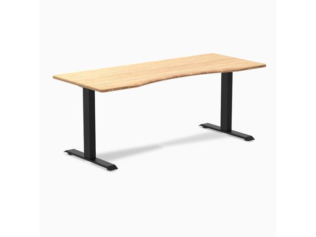 Click here for Desky Zero Ergo Edge Office Desk - Bamboo / 72 x 3... prices