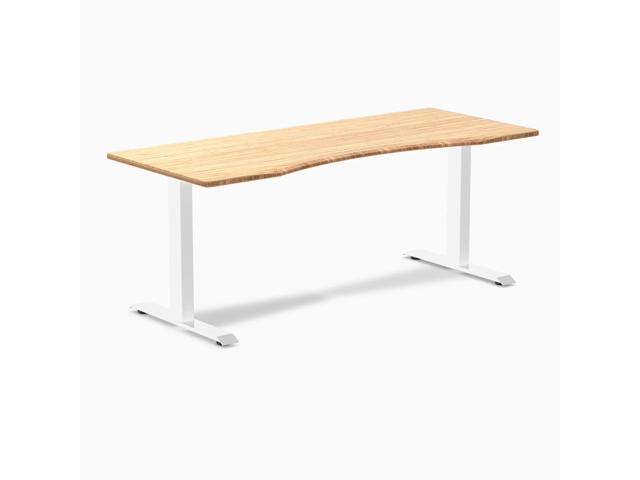Click here for Desky Zero Ergo Edge Office Desk - Bamboo / 72 x 3... prices