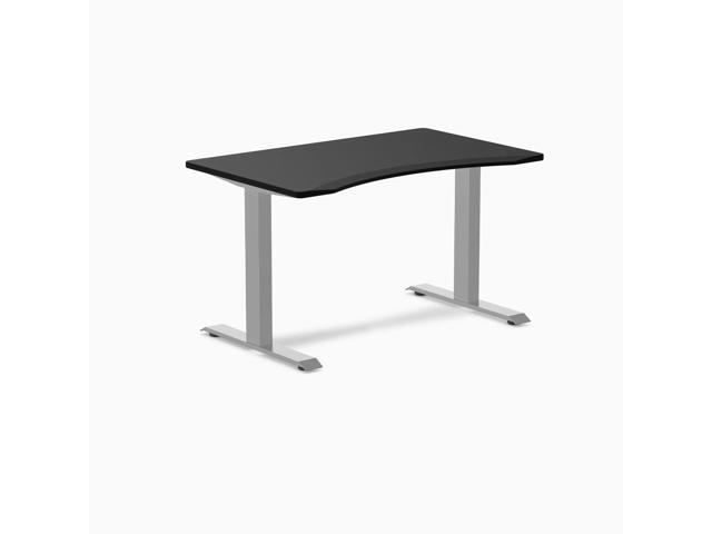 Click here for Desky Zero Ergo Edge Office Desk - Black / 48 x 30... prices