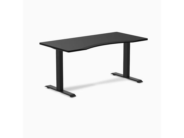 Click here for Desky Zero Ergo Edge Office Desk - Black / 60 x 30... prices