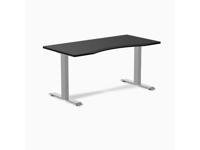 Click here for Desky Zero Ergo Edge Office Desk - Black / 60 x 30... prices