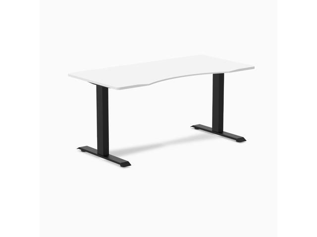 Click here for Desky Zero Ergo Edge Office Desk - White / 60 x 30... prices