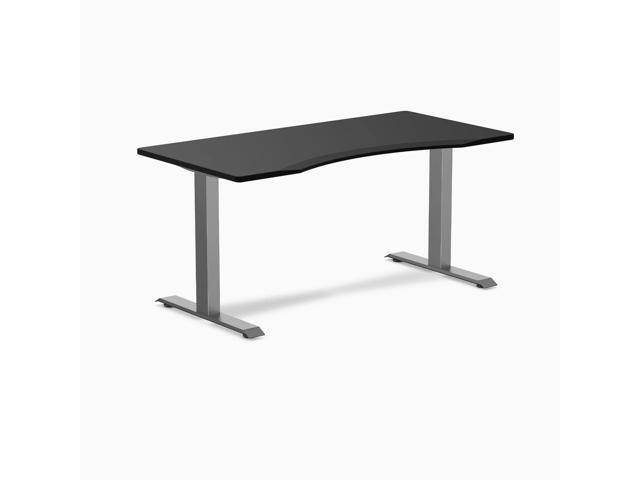 Click here for Desky Zero Ergo Edge Office Desk - Black / 60 x 30... prices