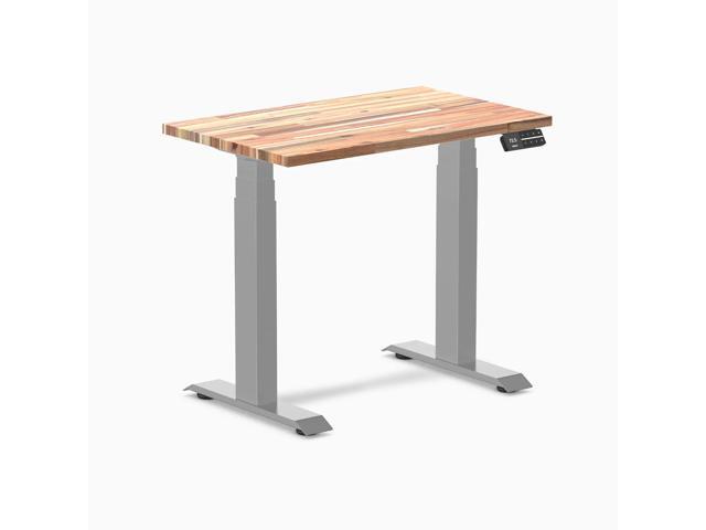 Click here for Desky Dual Mini Softwood Sit Stand Desk - Acacia /... prices