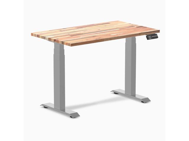 Click here for Desky Dual Mini Softwood Sit Stand Desk - Acacia /... prices