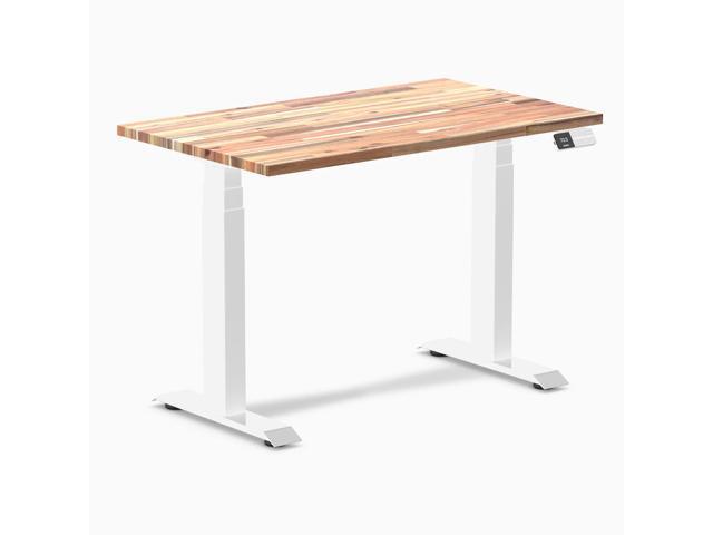 Click here for Desky Dual Mini Softwood Sit Stand Desk - Acacia /... prices