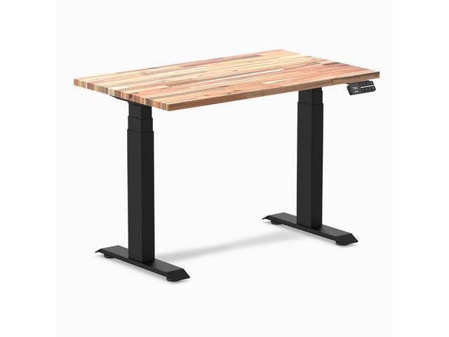 Click here for Desky Dual Mini Softwood Sit Stand Desk - Acacia /... prices