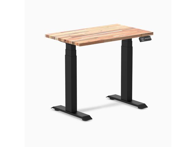 Click here for Desky Dual Mini Softwood Sit Stand Desk - Acacia /... prices