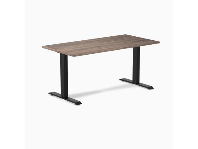 Click here for Desky Zero Laminate Office Desk - Natural Walnut /... prices