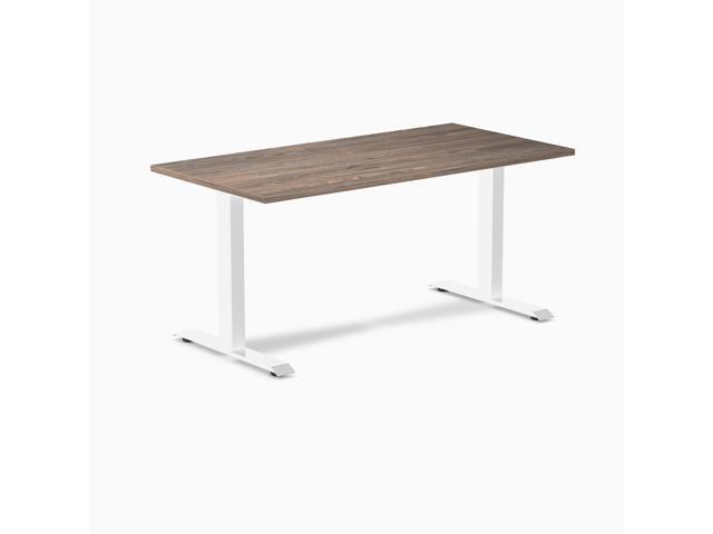 Click here for Desky Zero Laminate Office Desk - Natural Walnut /... prices