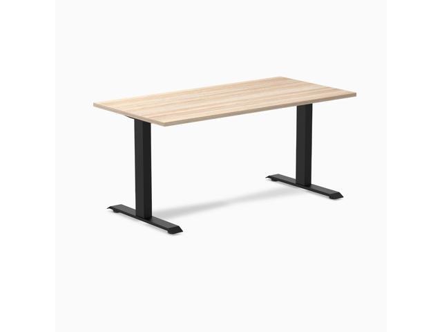 Click here for Desky Zero Laminate Office Desk - Classic Oak / 59... prices