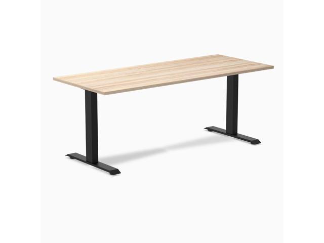 Click here for Desky Zero Laminate Office Desk - Classic Oak / 70... prices
