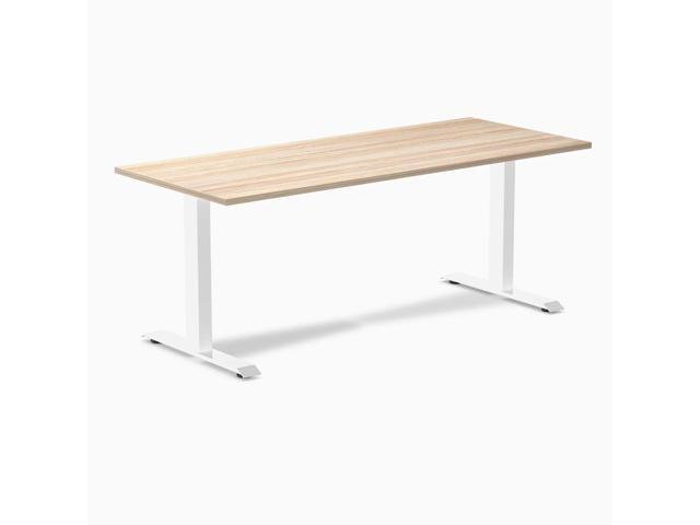 Click here for Desky Zero Laminate Office Desk - Classic Oak / 70... prices