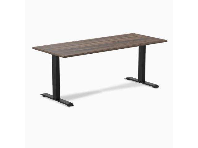 Click here for Desky Zero Laminate Office Desk - Jarrah Legno / 7... prices