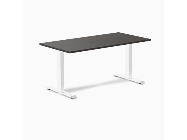 Click here for Desky Zero Laminate Office Desk - Burnished Wood /... prices
