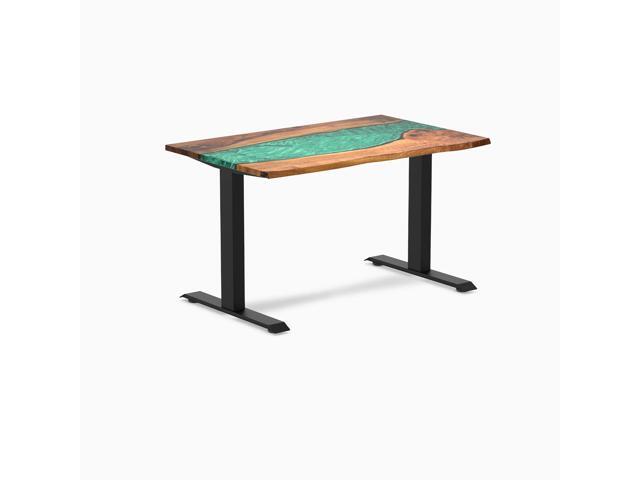 Click here for Desky Resin Hardwood Office Desk - Walnut Emerald... prices