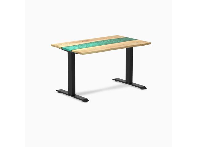 Click here for Desky Resin Hardwood Office Desk - White Ash Emera... prices