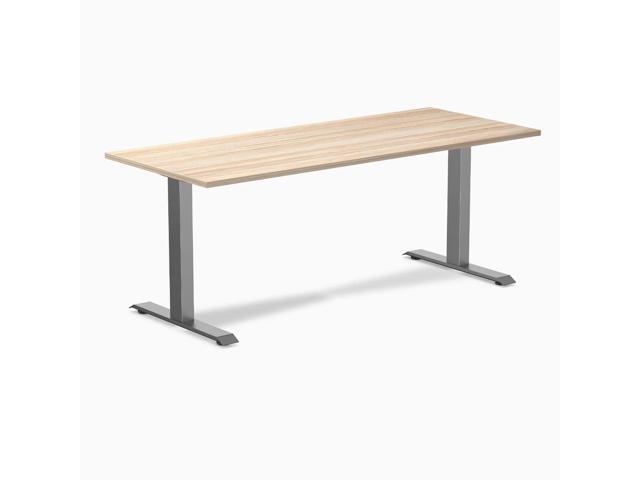 Click here for Desky Zero Laminate Office Desk - Classic Oak / 70... prices