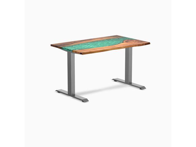 Click here for Desky Resin Hardwood Office Desk - Walnut Emerald... prices