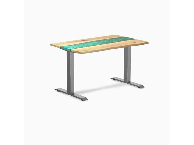 Click here for Desky Resin Hardwood Office Desk - White Ash Emera... prices