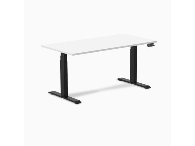 Click here for Desky Dual Laminate Sit Stand Desk - White / 59.1... prices