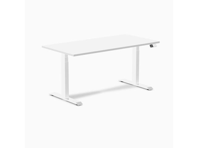 Click here for Desky Dual Laminate Sit Stand Desk - White / 59.1... prices
