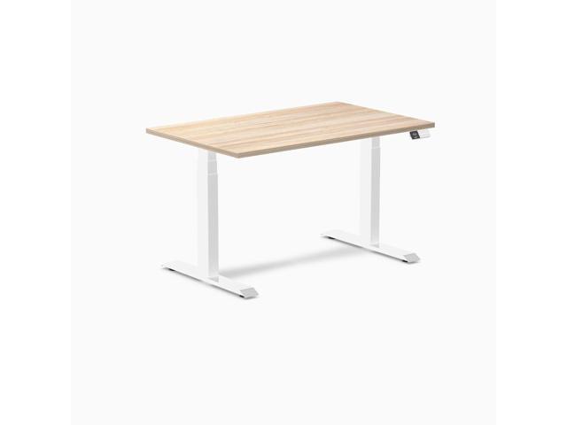 Click here for Desky Dual Laminate Sit Stand Desk - Classic Oak /... prices