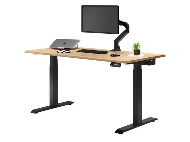 Click here for Desky Dual Hardwood Sit Stand Desk - White Ash / 6... prices
