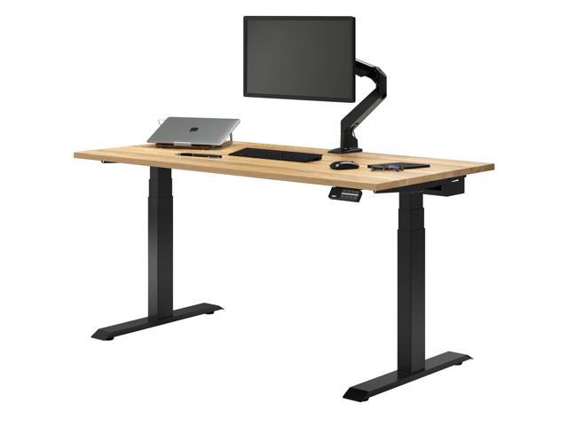 Click here for Desky Dual Hardwood Sit Stand Desk - White Oak / 7... prices
