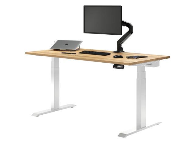 Click here for Desky Dual Hardwood Sit Stand Desk - White Oak / 6... prices
