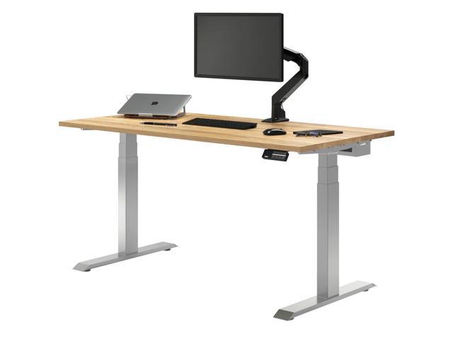 Click here for Desky Dual Hardwood Sit Stand Desk - White Oak / 7... prices