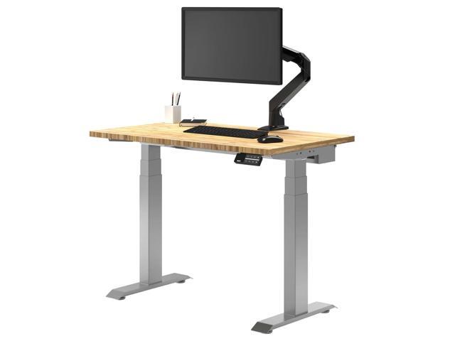 Click here for Desky Dual Mini Bamboo Sit Stand Desk - Bamboo / 4... prices