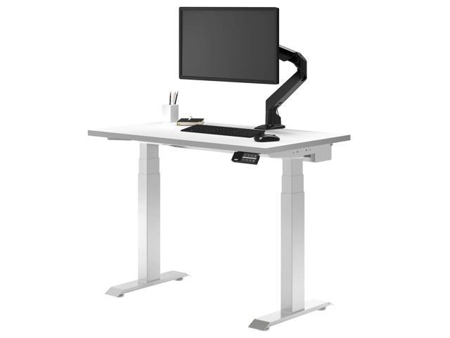 Click here for Desky Dual Mini Sit Stand Desk - White / 40 x 24 i... prices