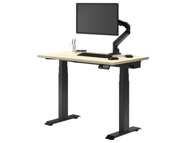 Click here for Desky Dual Mini Sit Stand Desk - Classic Oak / 40... prices