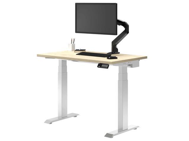 Click here for Desky Dual Mini Sit Stand Desk - Classic Oak / 32... prices