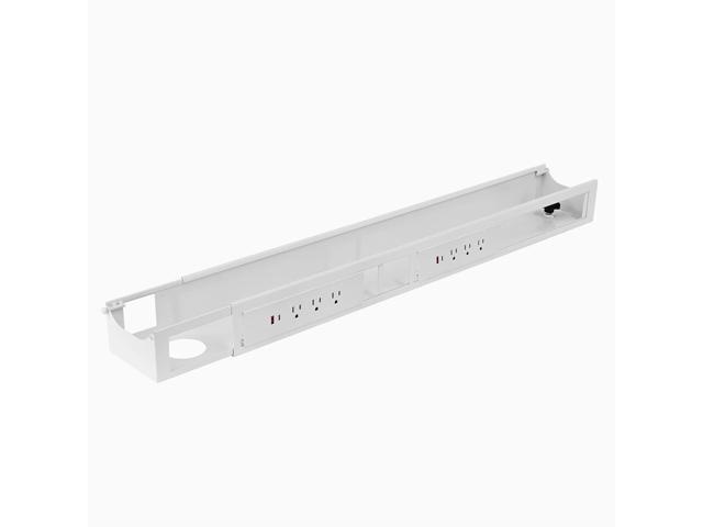 Click here for Desky Integrated Cable & Power Channel - 6 Plugs +... prices