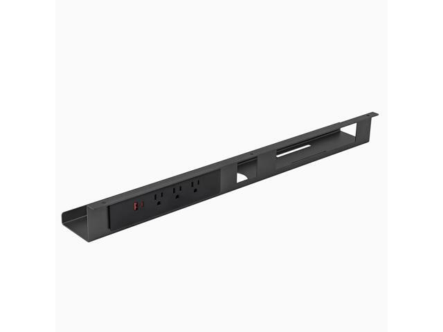 Click here for Desky Mini Cable & Power Tray - Space Gray / 3 Plu... prices