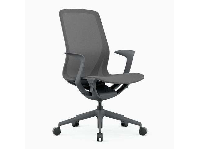 Click here for Desky Echo Modern Office Chair - Dark Gray / Fixed prices