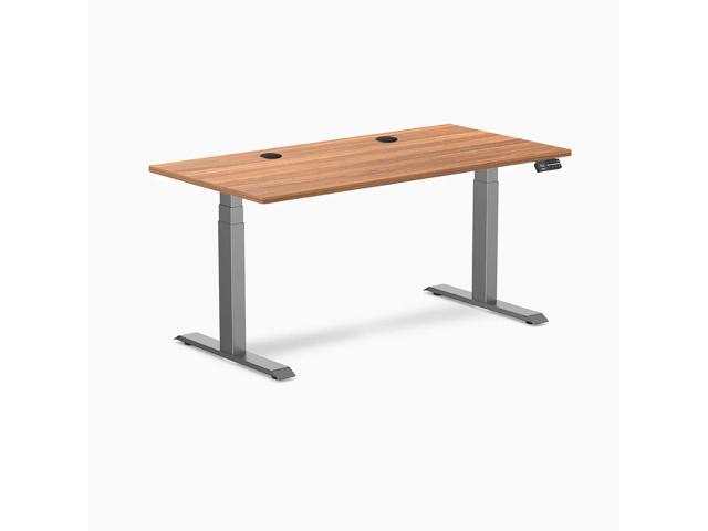 Click here for Desky Dual Laminate Sit Stand Desk - Prime Oak / 5... prices